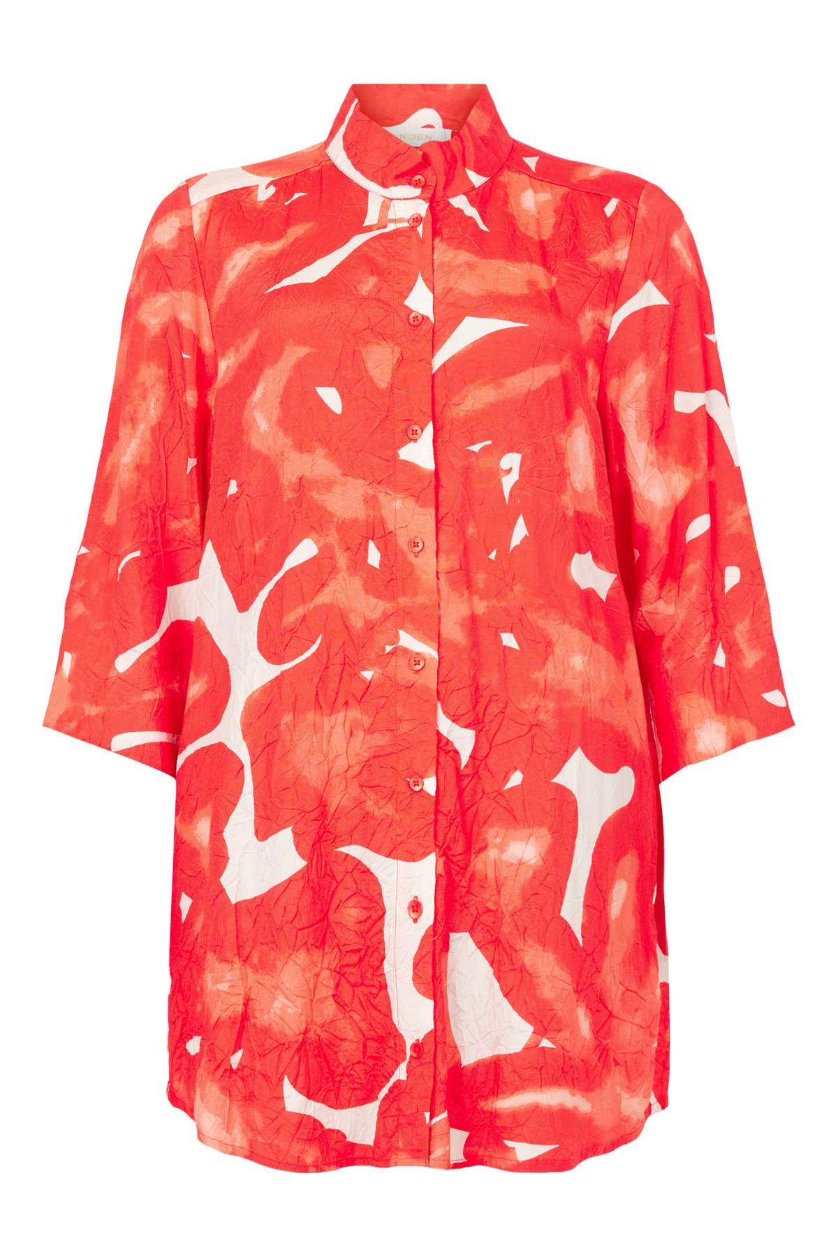 Skjorte med høj krave. - Bluser og skjorter - Designers Garden